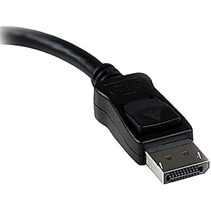 StarTech.com DisplayPort to DVI Adapter - DisplayPort to DVI-D Adapter/Video Converter - 1080p - DP 1.2 to DVI Monitor/Display Cable Adapter Dongle - DP to DVI Adapter - Latching DP Connector (DP2DVI)