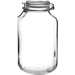 Bormioli Rocco Jar, 135.25-Ounce, Clear