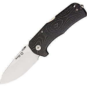 Lion Steel Knives TTM1MS TM1 Micarta Handle Satin Blade
