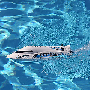 Pro Boat Jet Jam 12" Self-Righting Pool Racer Brushed RTR Ready to Run White PRB08031T2