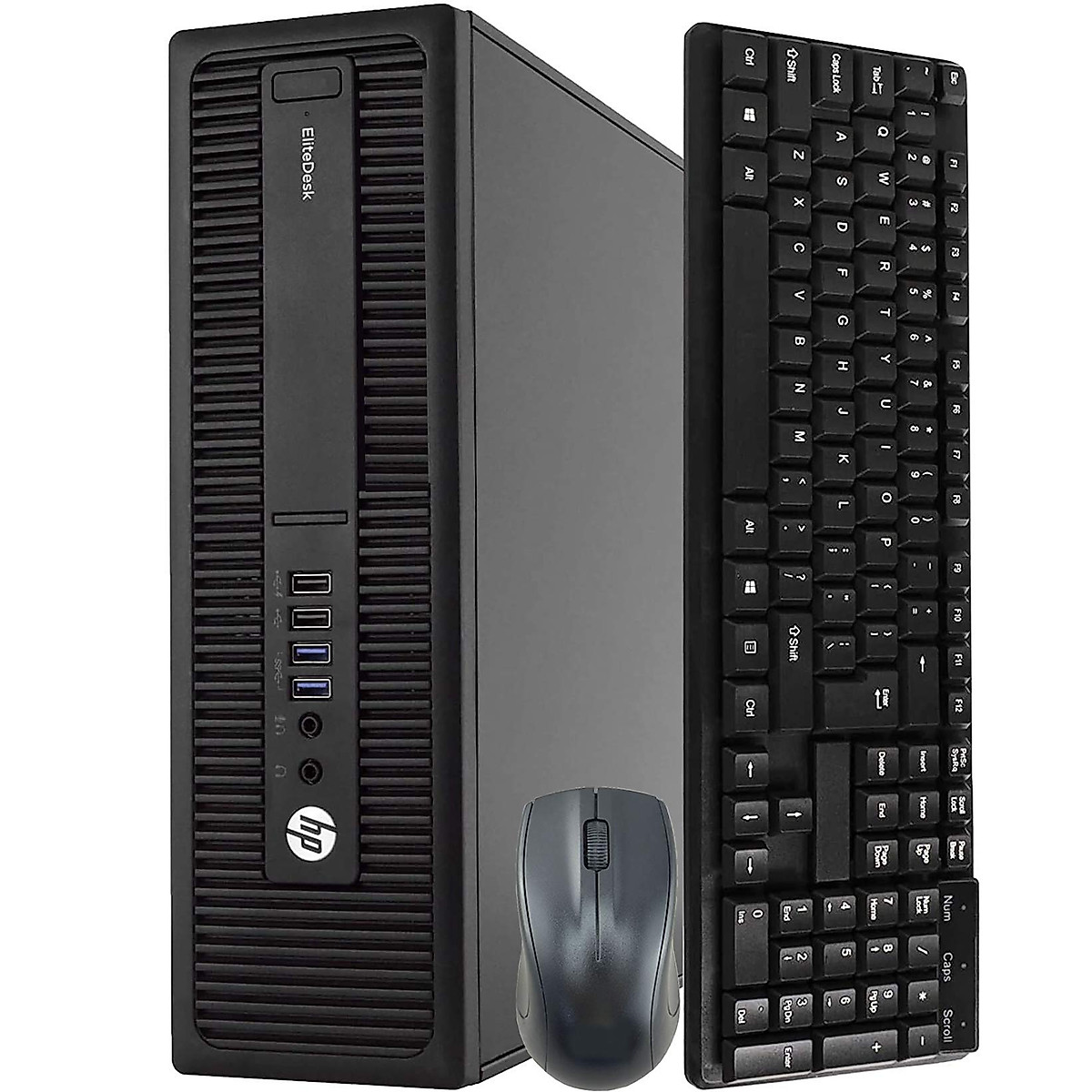 HP 800 G2 SFF Computer Desktop PC, Intel Core i5-6500 3.2GHz Processor, 32GB Ram, 2TB SSD, Wireless Keyboard & Mouse, WiFi | Bluetooth, HP 23.8 LCD Monitor, Windows 10 Pro (Renewed)