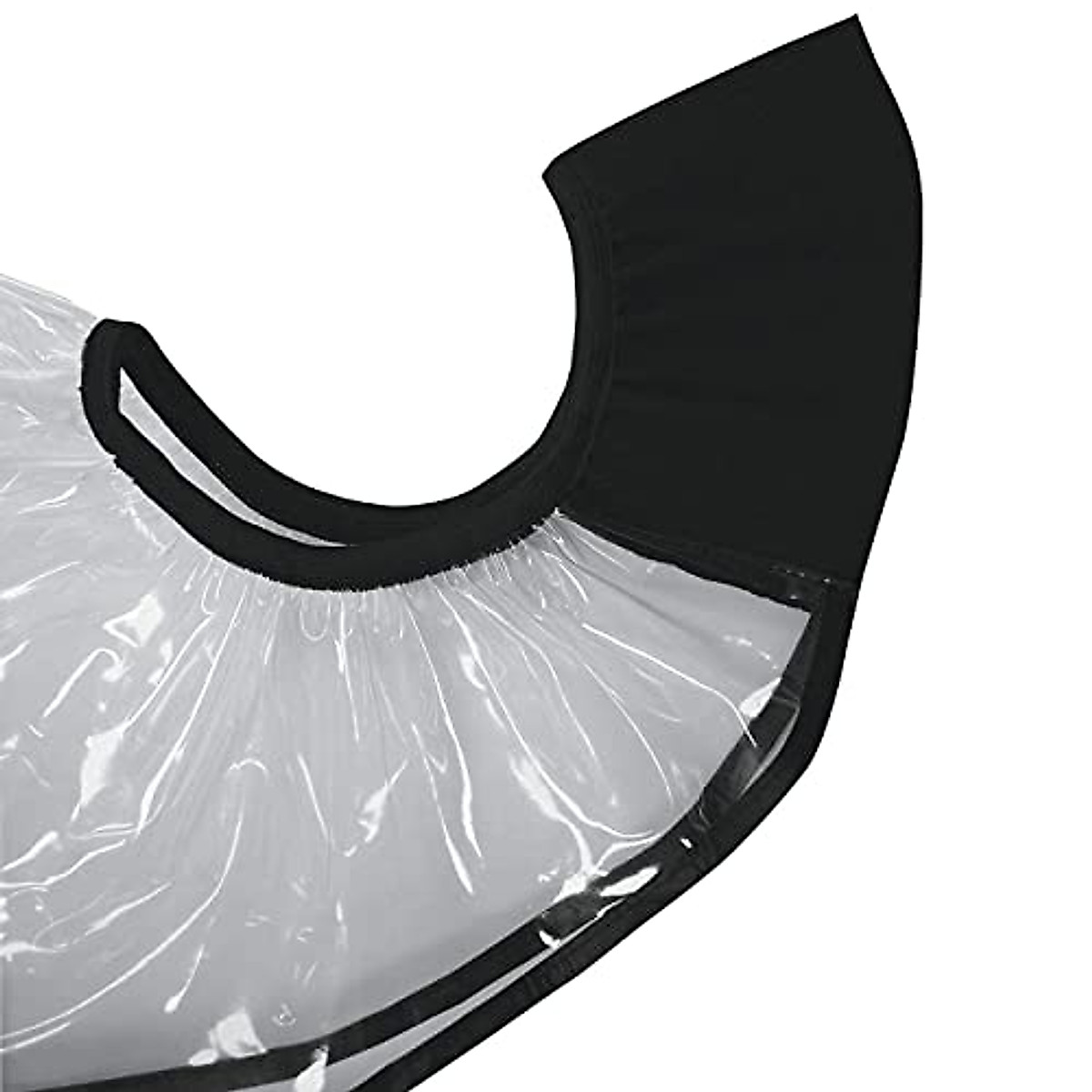 Betty Dain Hair Funnel and Jumbo Shampoo Cape - Use for Upright Position Washing/Shampooing, Waterproof, Stain Resistant Vinyl, Touch-and-Close Fastener, Soft, Nylon Neckband