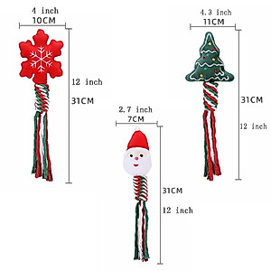 HESUILONG Dog Toys Puppy Teething Chew Toys,Dog Chew Toys Rope Toys,Cat Chew Toys,Safe Braided Rabbit Toys Healthy Gift Christmas Toy