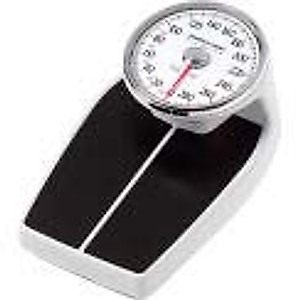 Health O Meter Floor Scale 400 x 1lb, 11 x 12-1/2" Platform W/Raised 8" Dial, 160LB