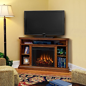 Real Flame Churchill Electric Fireplace, Oak