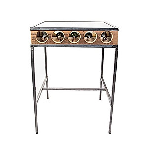 wine rack bar height table