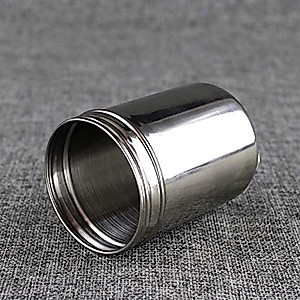 Onwon Powder Sugar Shaker with Lid - Stainless Steel Fine Mesh Shaker Cinnamon Icing Sugar Powder Cocoa Flour Chocolate Coffee Sifter Sprinkler Dredgers for Coffee Cappuccino Latte