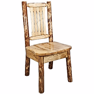 Montana Woodworks Log Furniture - Dining Chair - Glacier Country Collection