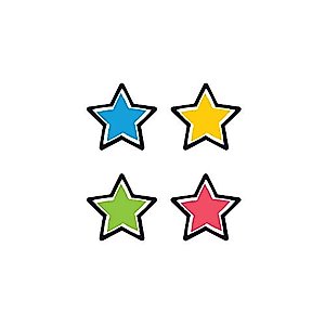 TREND enterprises, Inc. Bold Strokes Stars Mini Accents Variety Pack, 5.5 H x 0.32 L x 3.25 W, 36 ct
