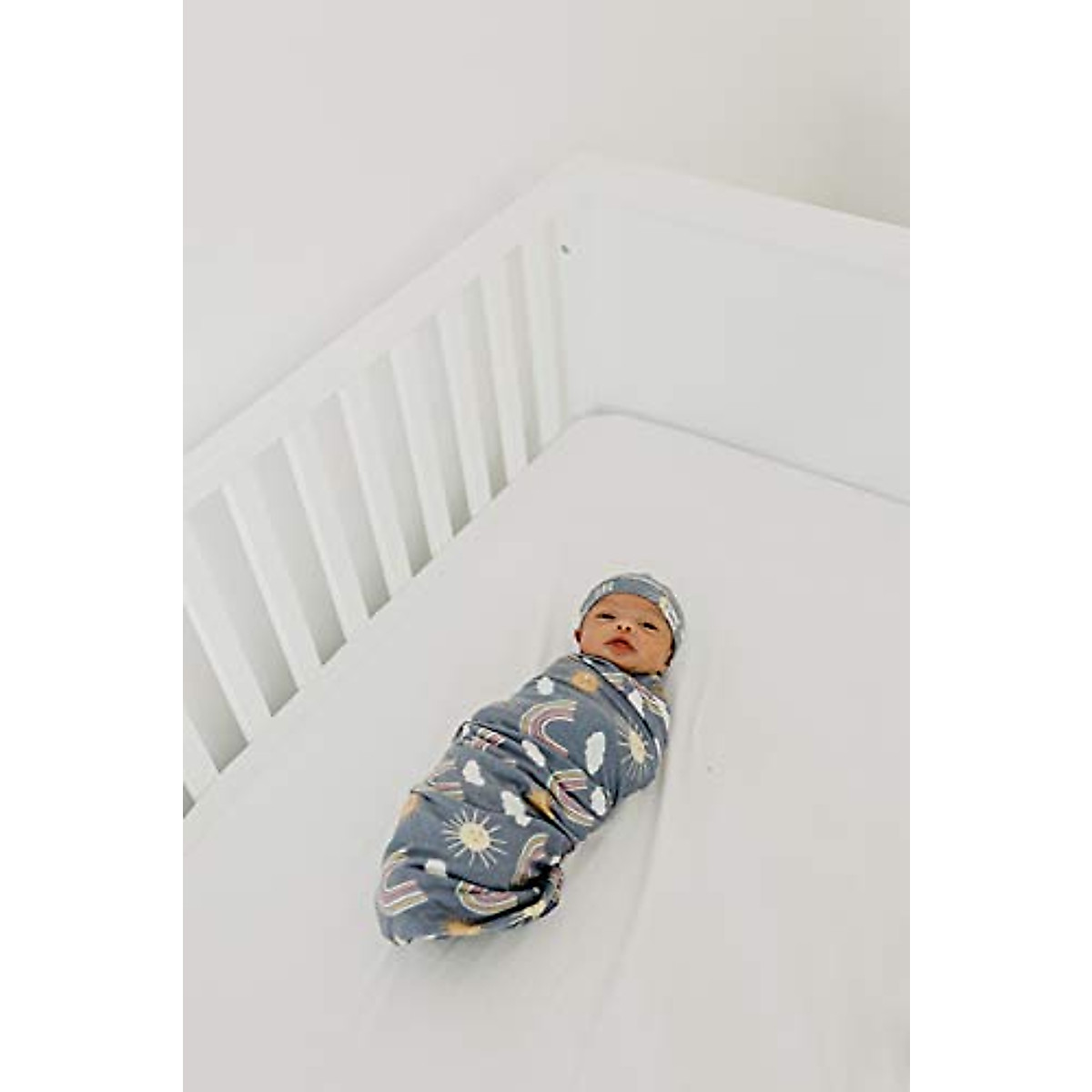 Copper Pearl Large Premium Knit Baby Swaddle Receiving Blanket Hope