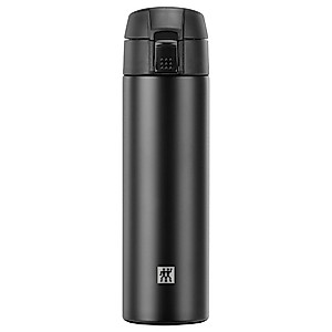 ZWILLING Thermo Travel Bottle, 15.2 oz, Matte Black