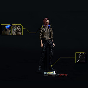 PUREARTS Cyberpunk 2077 V Famale 1/6 Scale PVC Articulated Collectible Figure