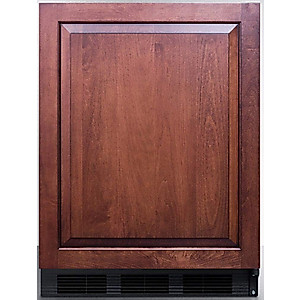 Summit Appliance CT663BKBIIF Built-in Undercounter Refrigerator-Freezer for Residential Use, Cycle Defrost with Deluxe Interior, Panel-ready Door and Black Cabinet