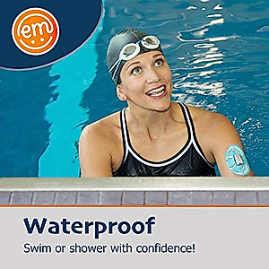 ExpressionMed - Adhesive Patch for Libre 3 (5-Pack) - Made in The USA, Waterproof, Split Backing, CGM Tape (Autumn Style Variety Pack)