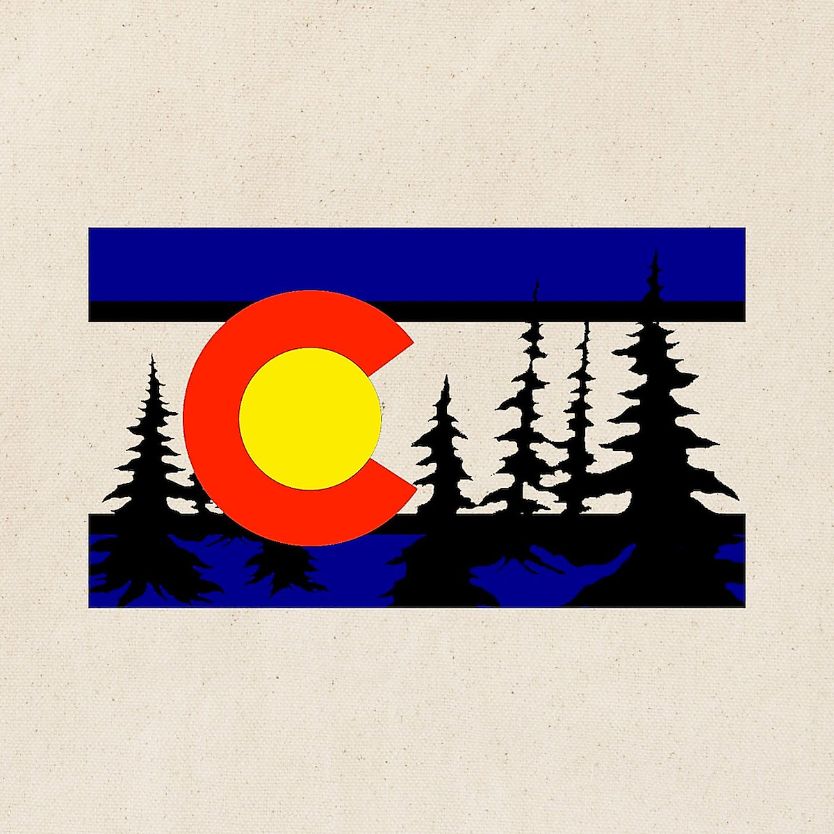 CafePress Colorado Tote Bag Canvas Tote Shopping Bag