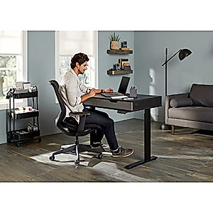 WorkPro® Sentrix Ergonomic Mesh/Fabric Mid-Back Manager's Chair, 3D Arms, Black