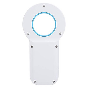 Microchip Scanner FDXB (ISO11784/85) EMID Animal Handheld Reader Pet ID Scanner, Pet ID Microchip Scanner, Cat Label Reader 134.2kHz (White)