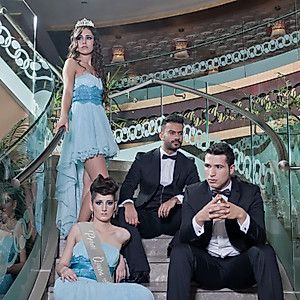 Velscrun Prom Queen Sash Silver Crowns Tiara Shiny Satin for Adults Halloween Cosplay Favors Prom Decorations for Party Prom Hair Accessories Graduation Party Decorations Graduation Party Supplies