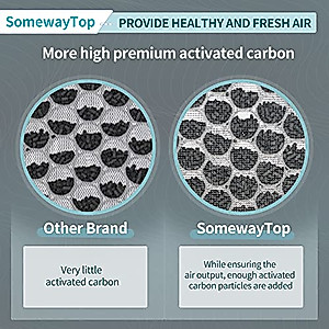 [2 SETS] Air Replacement Filter Set Compatible with HSP001 Air Filters True Air Clenaer for Home, H13 HEPA, HEPA Pre-filter,Carbon and Pre-filter 4