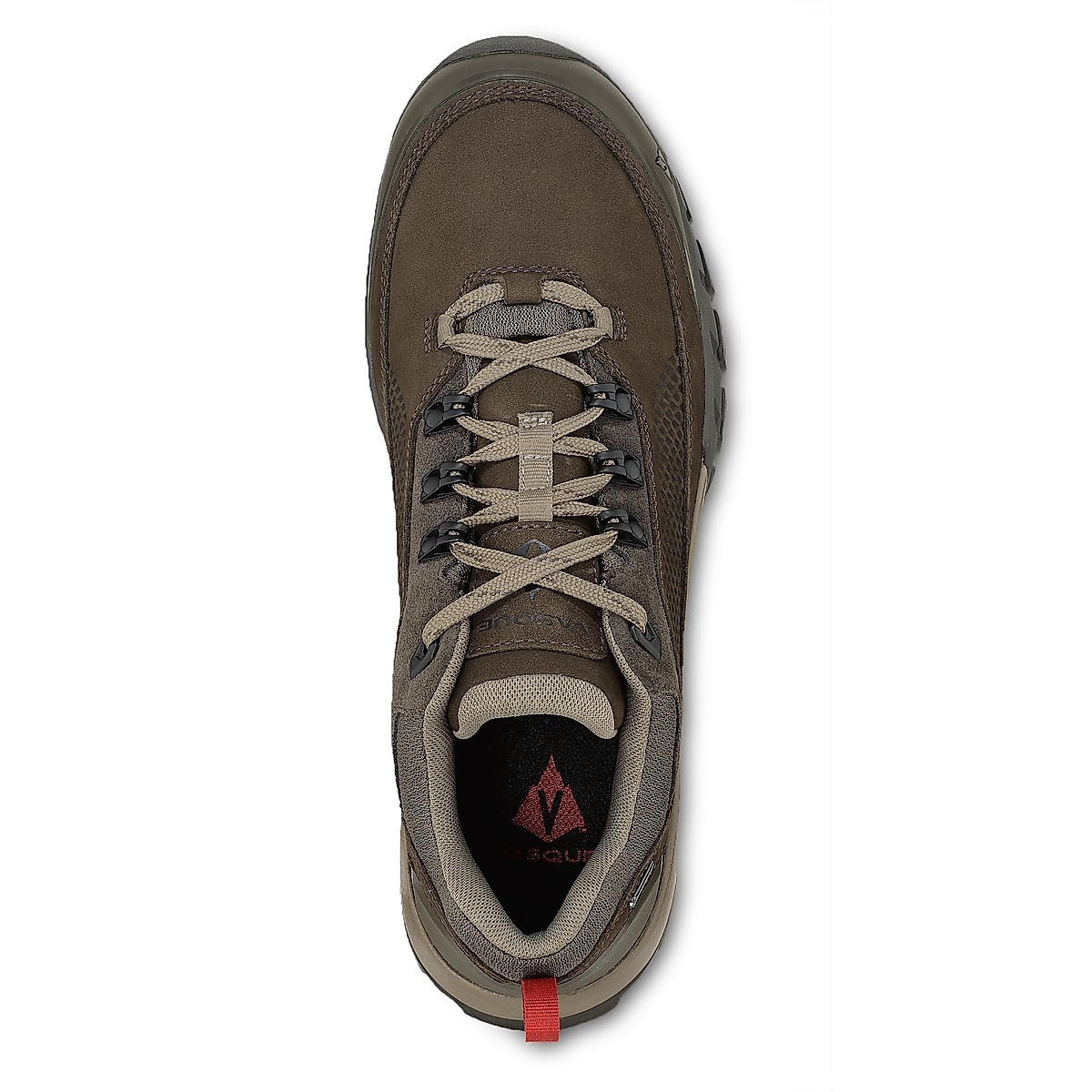 Vasque Men's Talus XT Low Waterproof Hiking Shoe, Brown Olive, 8 Medium