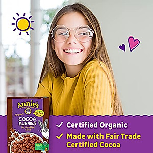 Annie's Organic Cocoa Bunnies Breakfast Cereal, 10 oz