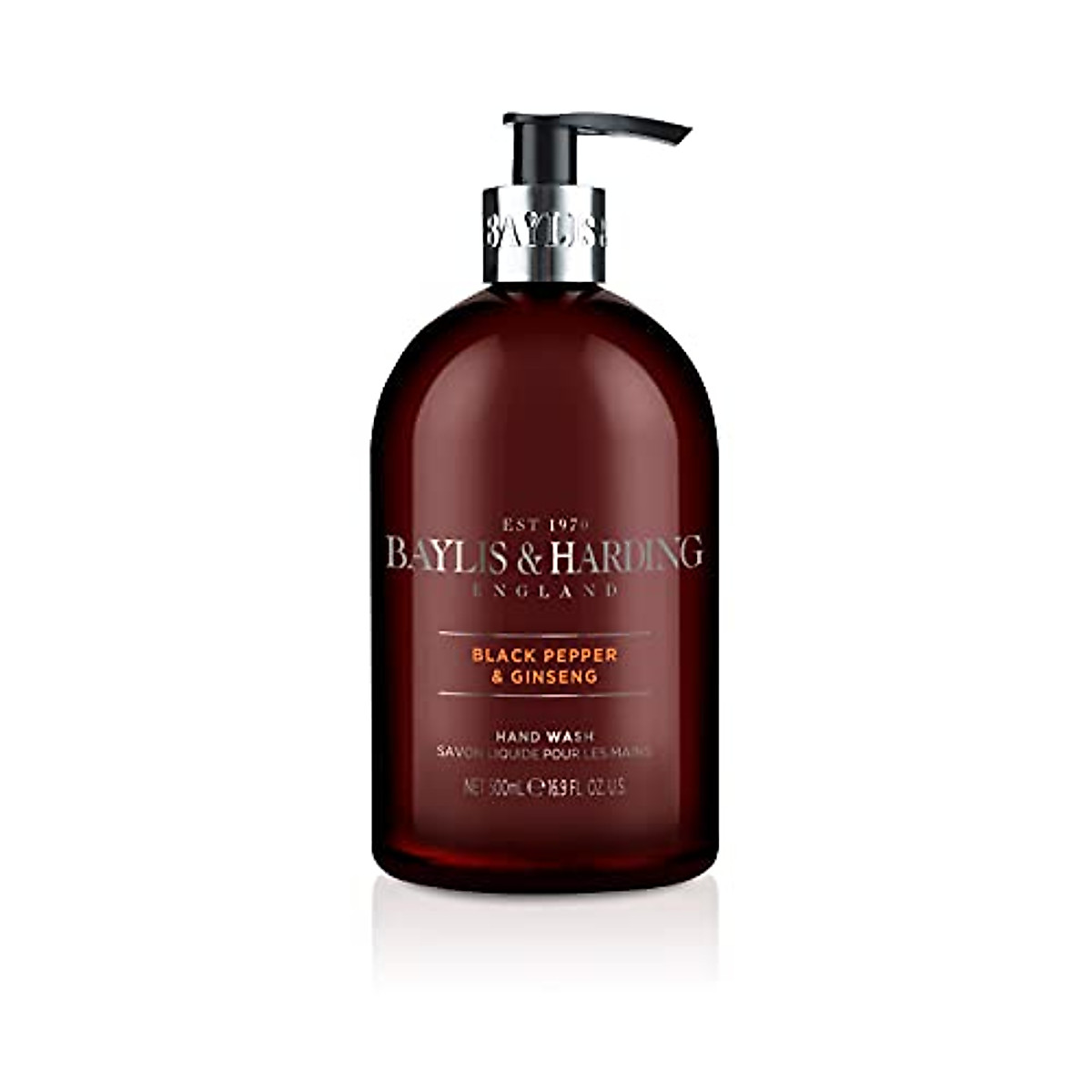 Baylis & Harding Mens Black Pepper & Ginseng 16.9 Ounces Hand Wash, Pack Of 3