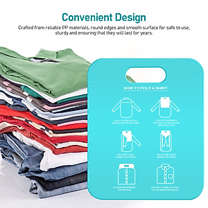 T Shirt Folder Board 2pcs Shirt Folding Board Sturdiness Clothes Folder T Shirt Folder Clothes Folding Board Plastic Laundry Folder Home Storage Tool for Adults Wrinkle