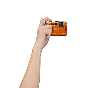 Panasonic Lumix TS4 12.1 TOUGH Waterproof Digital Camera with 4.6x Optical Zoom (Orange) (OLD MODEL)