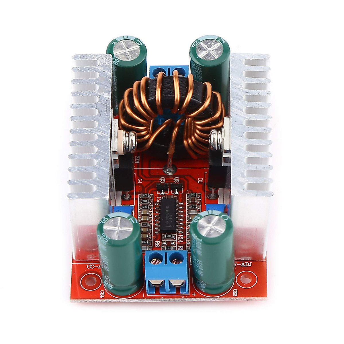 Constant Current Boost Converter LED Driver Module DC-DC Step-up Boost Converter DC8.5V -50V to DC10V to 60V Adjustable Step Up Voltage Regulator 400W