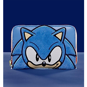 Loungefly Sonic The Hedgehog Classic Plush Zip Around Wallet