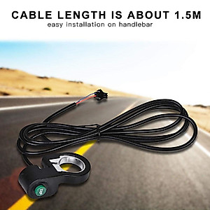 Demeras Horn Switch Button Plastic Horn Switch Button Accessory for Electric Bike Scooter