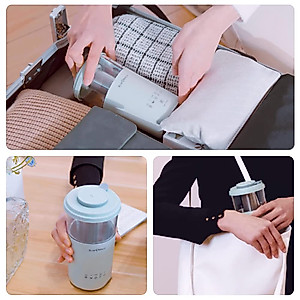 MINI Milk Tea Mug Maker Iced Tea Maker and Iced Coffee Maker Stainless Steel Straw Portable Size Multi-Purpose Electric Milk Foam Maker Espresso Coffee Tea Coffee Shop Dessert Shop Hotel Milk