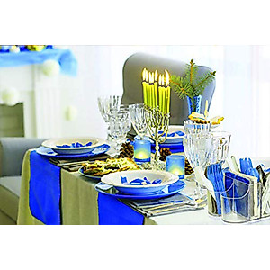 Tiger Chef 5 Compartment Clear Utensil Caddy. Organizer for Silverware Napkins Cups Tabletop Condiment for Dining Table Party Buffet Entertaining Picnics BBQ