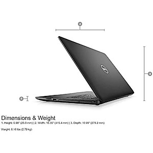 Dell Inspiron 3793 Premium 17.3'' FHD 1080P Non-Touch Laptop Computer Intel 10th Gen i3-1005G1 up to 3.4GHz 8GB RAM 1TB HDD Webcam DVD-RW HDMI WiFi Windows 10 Home, Aloha Bundle