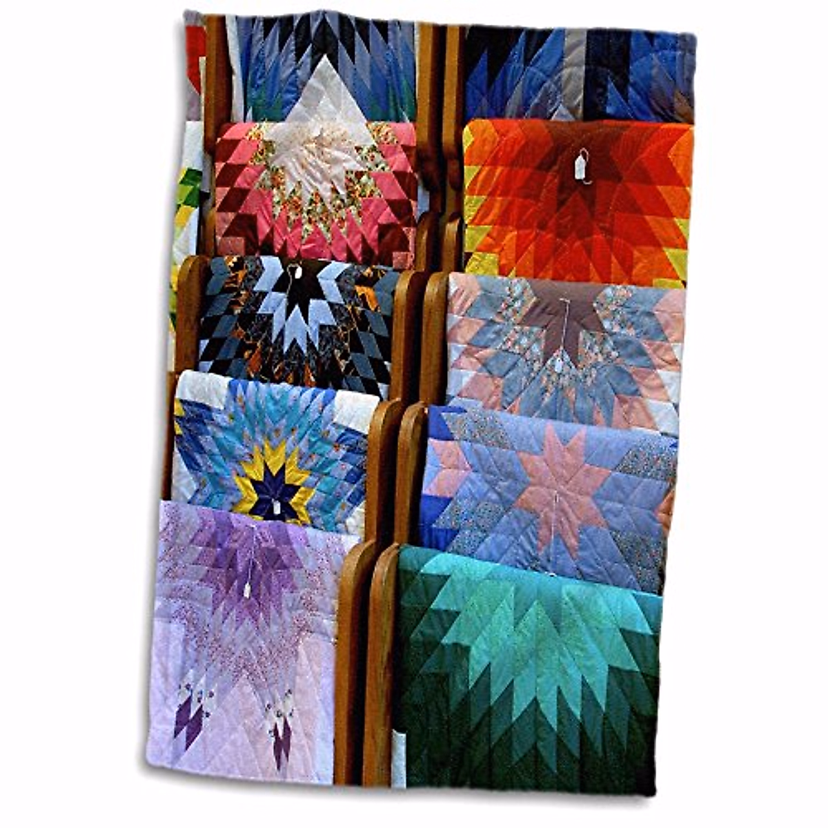 3D Rose Sd-Prairie Edge Trading Co-Native American-Us42 Cmi0125-Cindy Miller Hopkins Hand/Sports Towel, 15 x 22