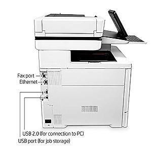 HP Color LaserJet Enterprise Flow MFP M577z | Streamline complicated workflows | Fast scan speeds | Built-in OCR software (B5L48A)