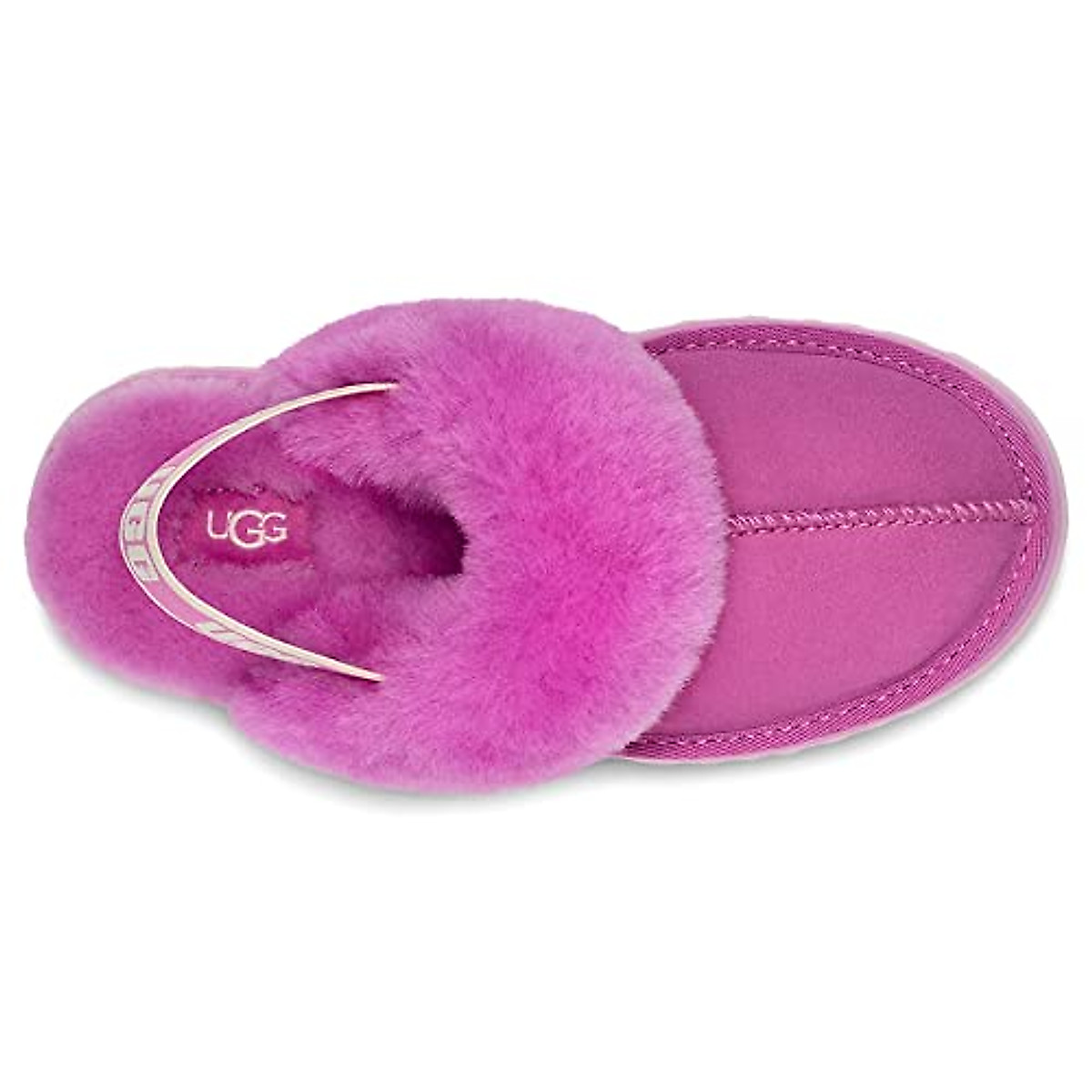 UGG Girls K FUNKETTE Slipper, Purple Ruby, 5 Big Kid