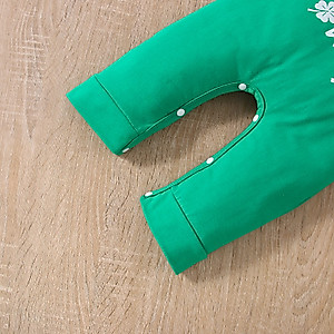 VINUOKER Baby Toddler Boy First St.Patrick's Day Outfit Infant Stripe T-Shirt + St.Patrick's Day Overalls Pant set