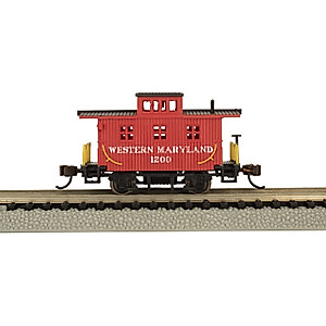Bachmann Trains - Old-TIME Bobber Caboose - Western Maryland® #1200 - N Scale