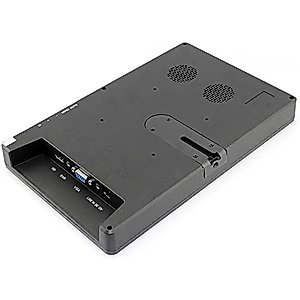 ELECROW Portable Monitor 10.1 Inch Screen IPS Monitor 1920x1080P with HD VGA Port Build-in Speakers VESA Mount for Raspberry Pi 5/4/3/400 Windows 11/10/8/7 PS Xbox