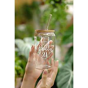 NewEleven 21st Birthday Gifts For Women, Her - 2003 21st Birthday Decorations For Her - 21st Birthday Ideas For Women, Her, Daughter, Sister, Best Friends - 16 Coffee Glass