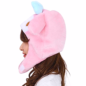 SAZAC Kigurumi Hat - My Melody - Cozy Costume Beanie Cap - Adult Size