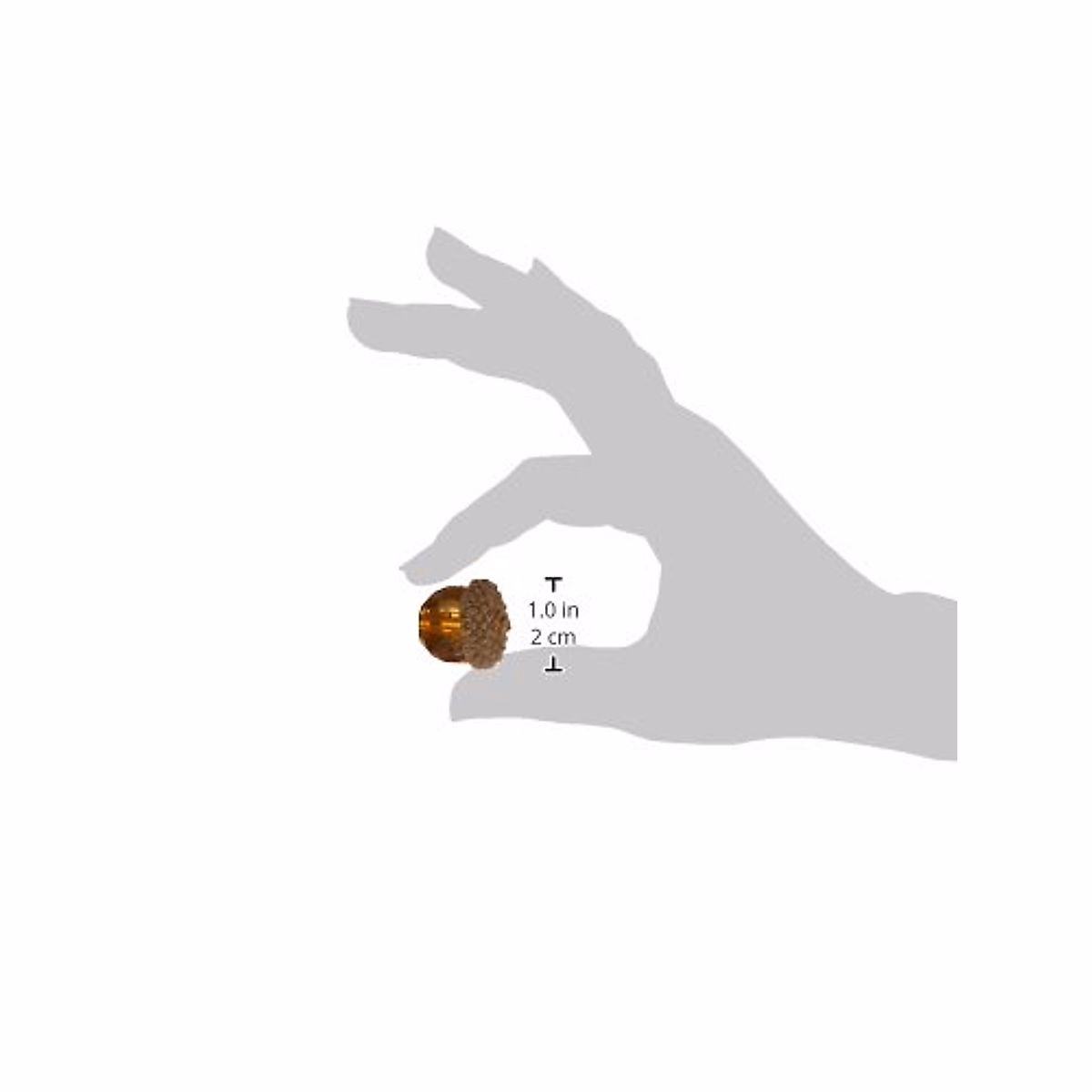 Abbott Collection Amber Gem Acorns (Set of 15)