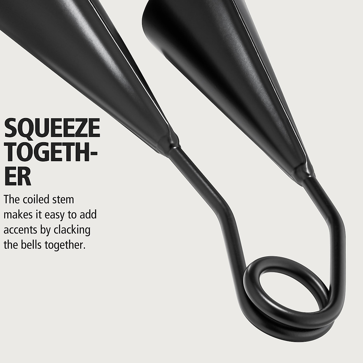 Meinl Percussion Agogo Bell Traditional Instrument for Samba and Latin Music — NOT Made in China — Handheld, 2-Year Warranty (STBAG5)