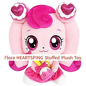 RaoNEE Catch Teenieping Heartsping Season 4 Berry Heart Teenieping Stuffed Toy 10in 하츄핑 (Pink)