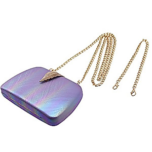 Mogor Women‘s Gradual Change Color Small Evening Bags Formal Bridal Wedding Clutches Purses Prom Cocktail Party Handbags