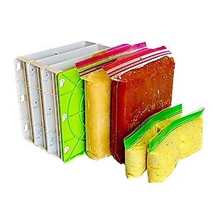 FreezeStax 3-Quart Expandable Base Set. Mix and Match Additional, Optional, 1-Quart EXPANDERS (Listed Separately). Now you can Prepare, Freeze, Zip and Store your Meals! Designed in Apple Valley, MN.