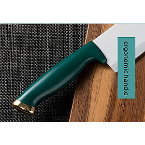 CHBAYI Ceramic Knife 6.5 Inch Ceramic knives set for kitchen with Sheath Cover - Ergonomic Kitchen Handle -Suitable for Fruits, Vegetables and Meat