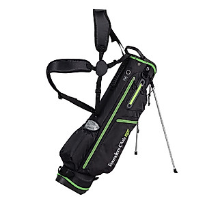 Founders Club 7" Mini Light Weight Golf Stand Bag (Black Lime)