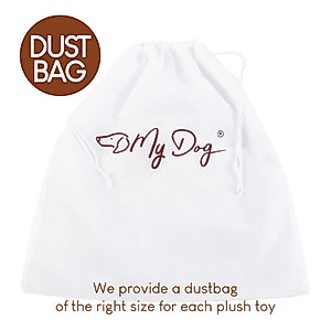 MY DOG Mini - Dachshund Longhair - Premium Dog Stuffed Animal - Lifelike & Realistic